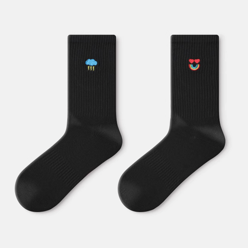 Custom Embroidered Socks-No Minimum Order-20% Off-Vivipins