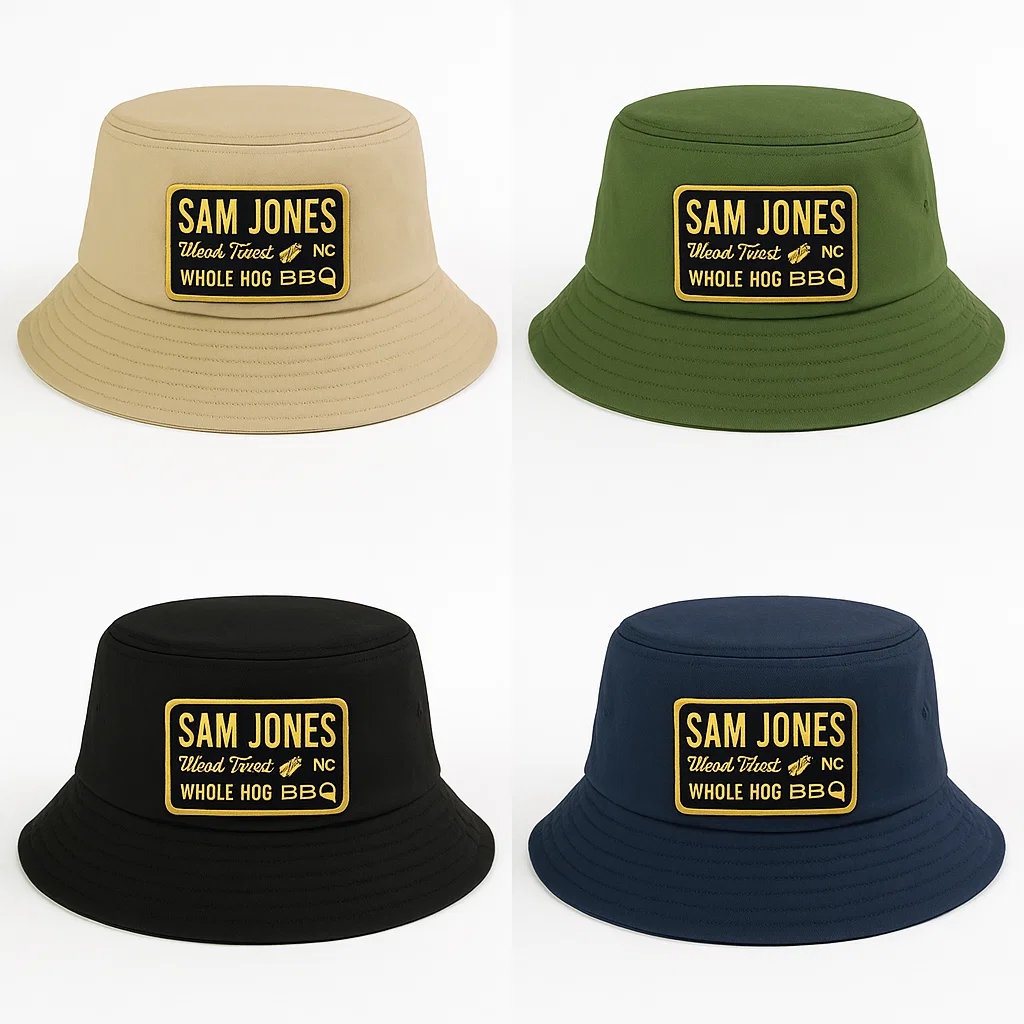 Custom Bucket Hats with Your Patch Logo