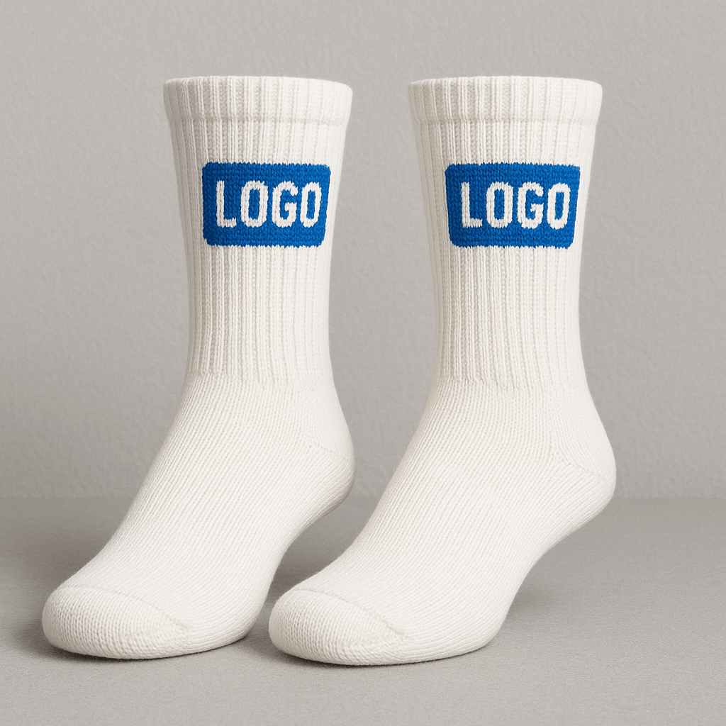 Custom Logo Socks – No Minimums, Wholesale Pricing, Save 20% | Vivipins