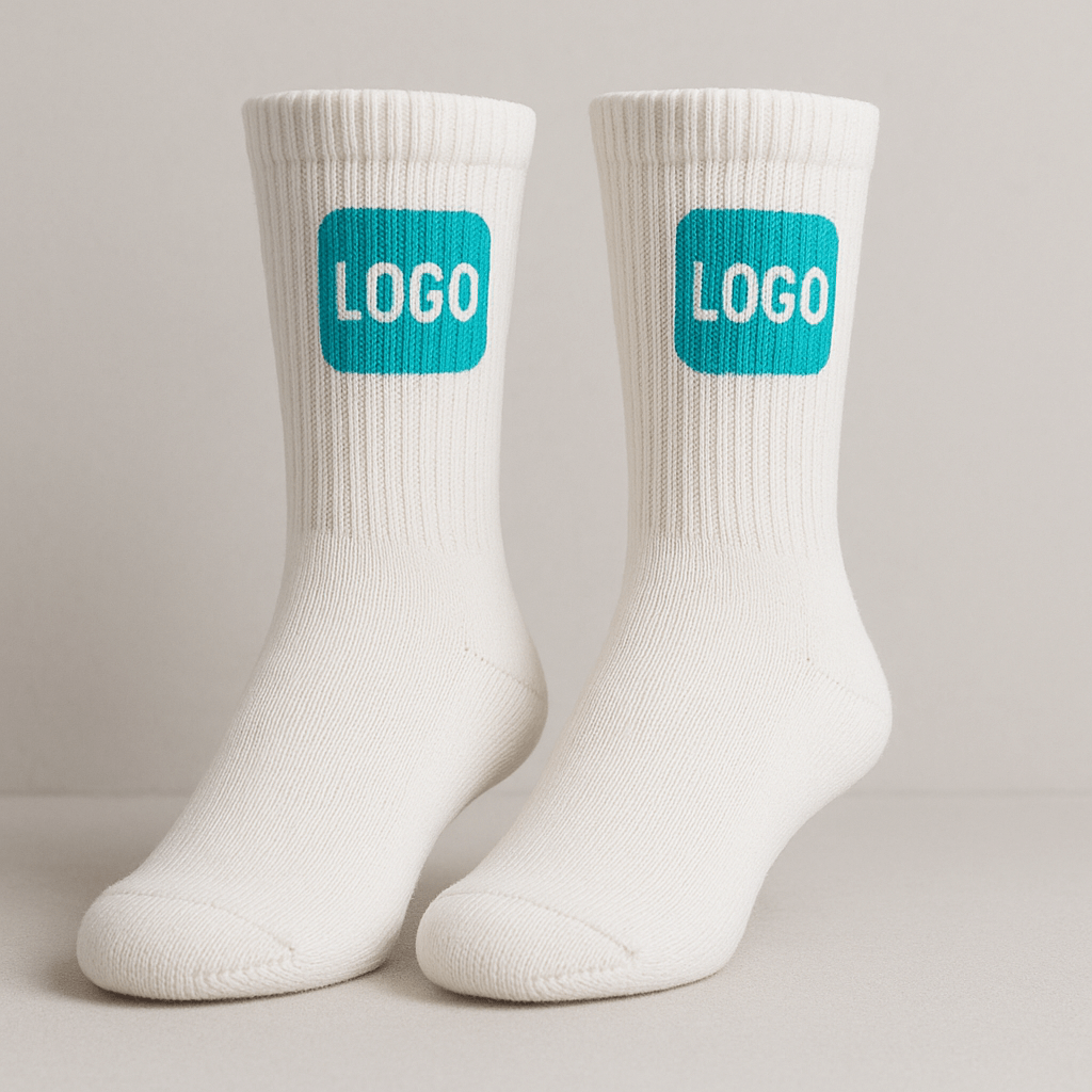 Custom Logo Socks – No Minimums, Wholesale Pricing, Save 20% | Vivipins