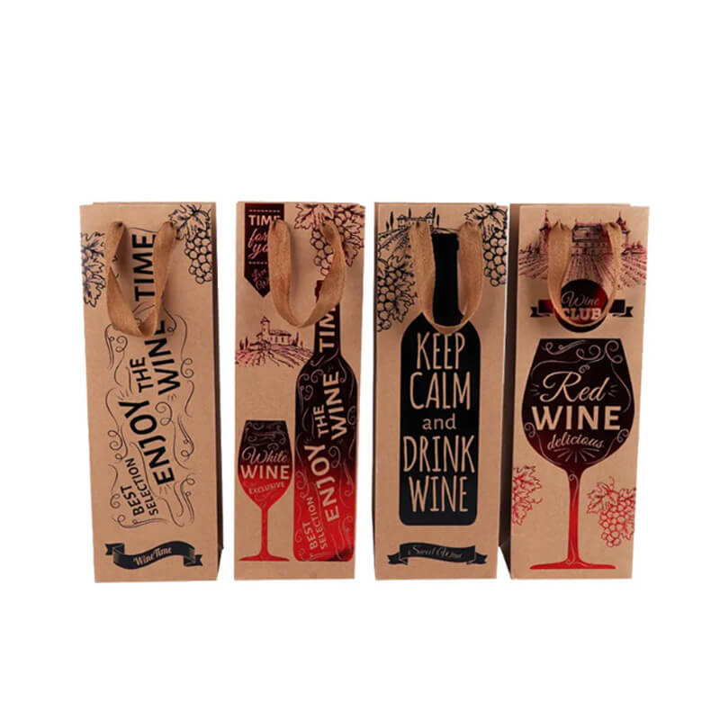 Custom Paper Wine Bags | Vivipins