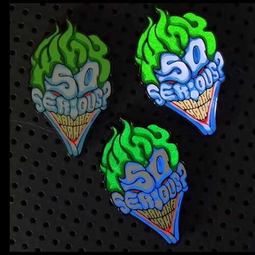 Custom Glow In The Dark Pins | Vivipins