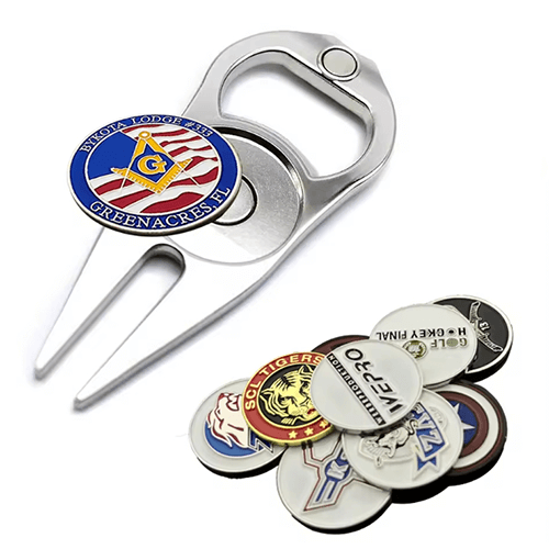 Design Your Own Divot Tools with Ball Marker Coins | Vivipins