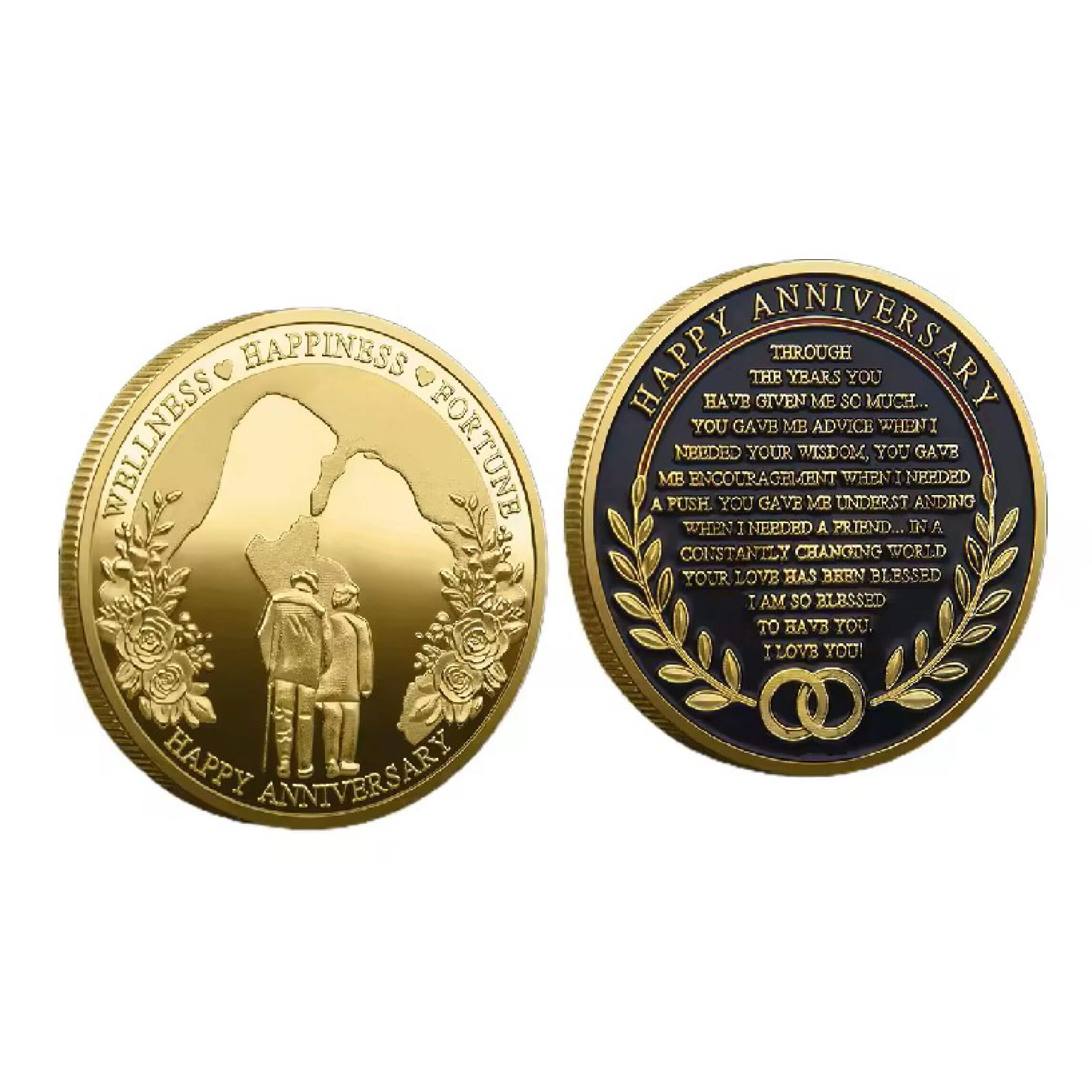 Custom Wedding Challenge Coins | Vivipins