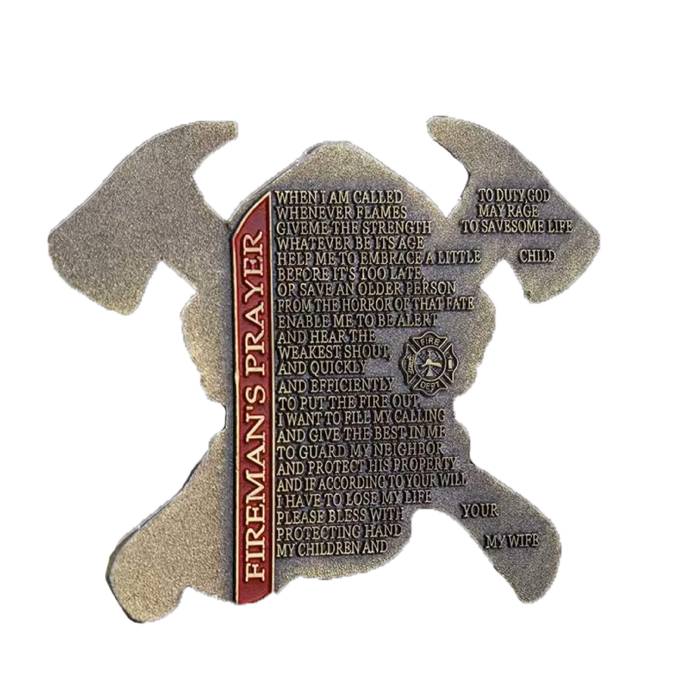 Custom Firefighter Challenge Coins - Fair Price | Vivipins